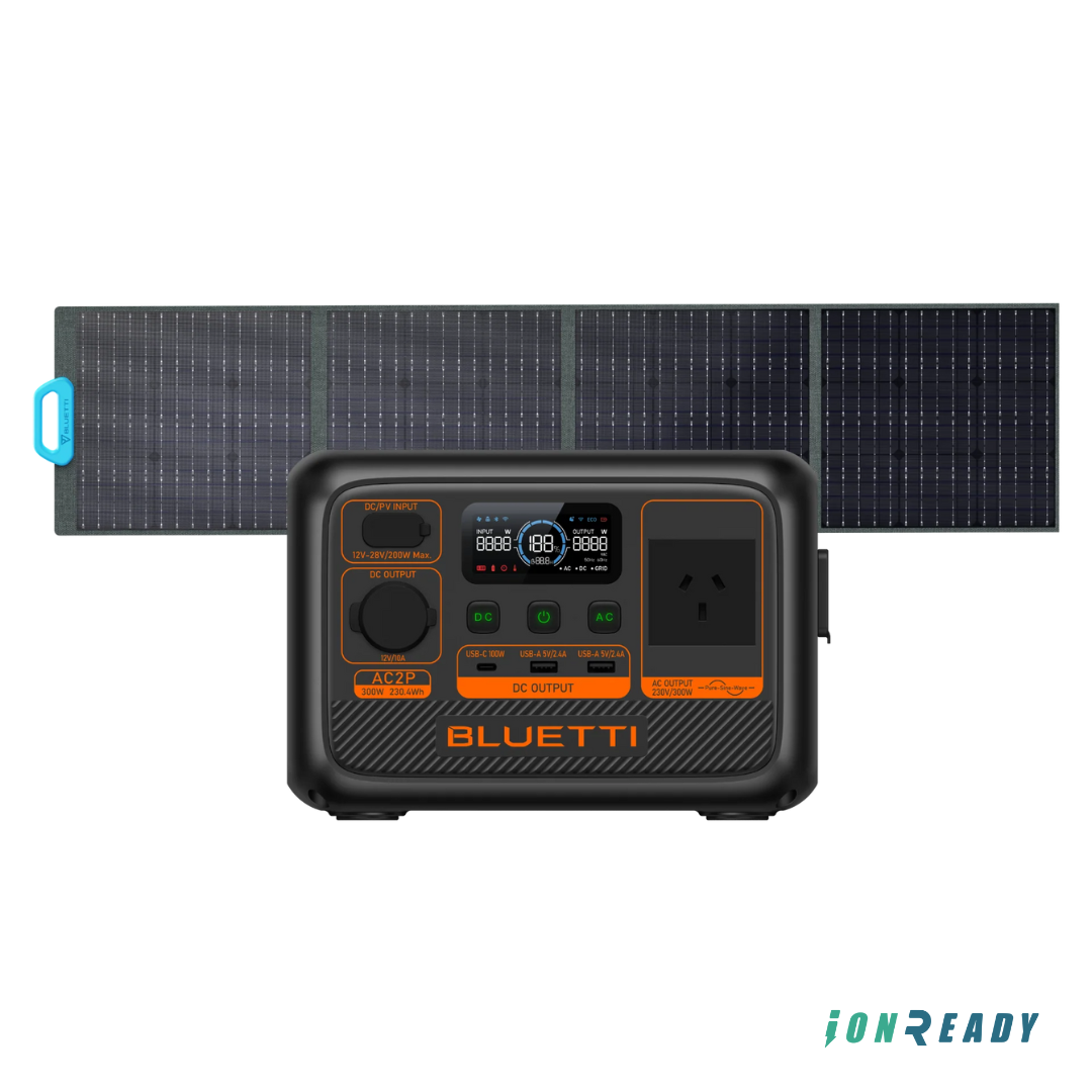 AC2P Power Station + PV120W Solar Panel Bundle | High-Capacity Solar Power